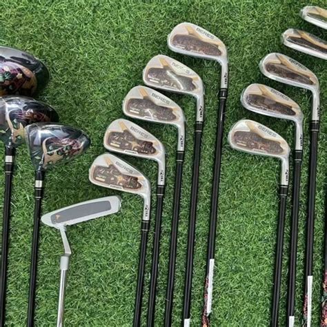 4 성급 혼마 S 08 골프 풀 세트 14 Pcs 혼마 S 0 8 골프 클럽 드라이버 페어웨이 우드 아이언 퍼터 흑연