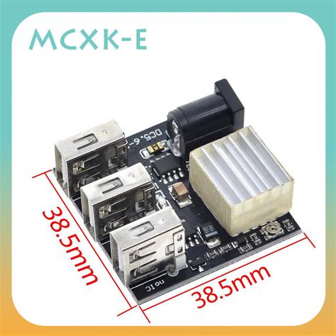 MCXK E DC DC 9V 12V To 5V 8A Step Down Power Charger Bank Board 3 USB Mini Charging Module Step