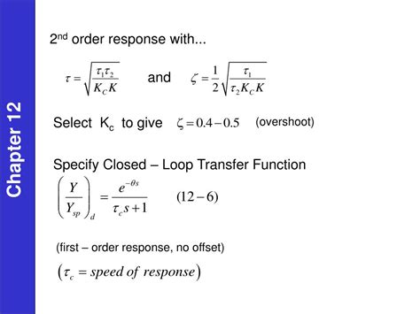 ppt controller design based on transient response criteria powerpoint