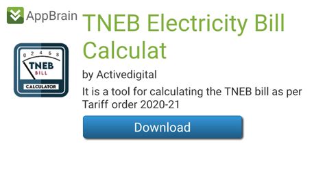 Tneb Electricity Bill Calculat For Android Free App Download