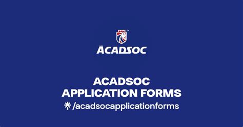Acadsoc Application Forms Linktree