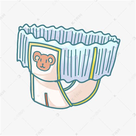 尿不湿图片卡通可爱纸尿裤海报图片大全 伤感说说吧