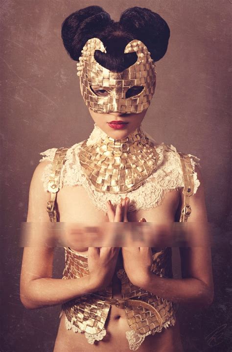 Artemis Harness Gold Lattice Leather And Vintage Lace Etsy