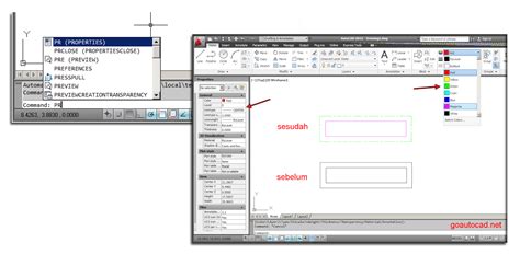 Post 29 Penggunaan Properties Pada Autocad Go Auto CAD