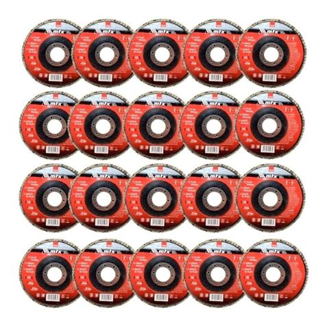Disco De Lixa Flap POL Grana Kit Unidades MTX MadeiraMadeira