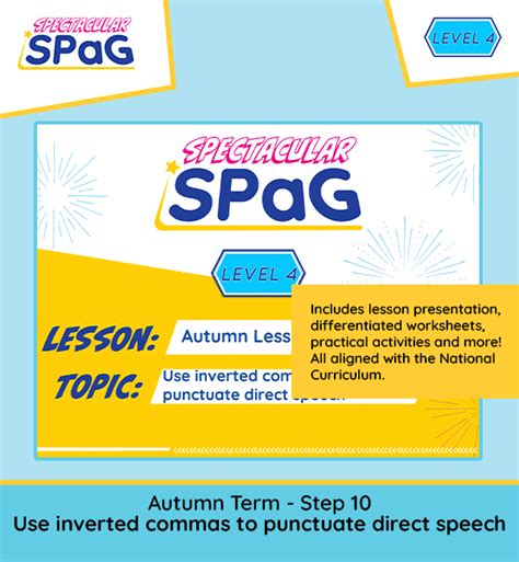 Year 4 Spag Autumn Term Worksheets Powerpoints And Lesson Packs