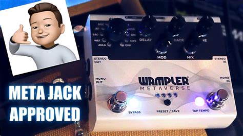 Wampler Metaverse Delay Pedal Demo Youtube