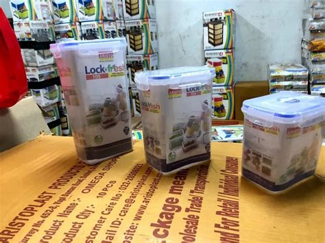 Aristo Plastic Lock Fresh Air Tight Glass Container At Rs Piece In Sangli