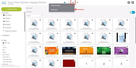 Cisco Vision Dynamic Signage Director Operations Guide Release 6 0 Working With Event Scripts