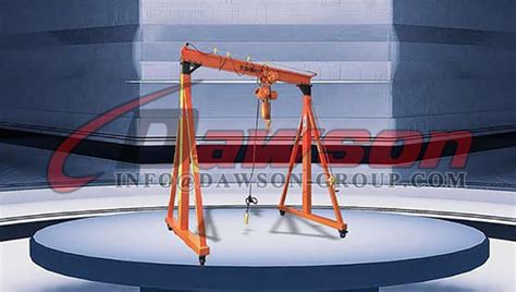 Ds Pt2 1 Manual Winch Lifting Gantry Crane Steel Gantry Crane With