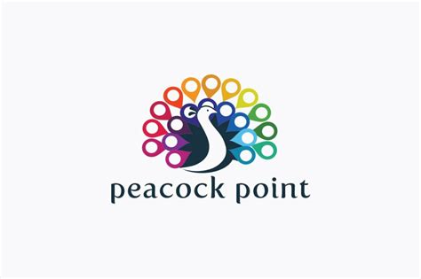 Peacock Point Logo Masterbundles