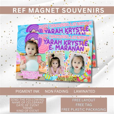 Candyland Theme Ref Magnet Souvenir Lazada Ph