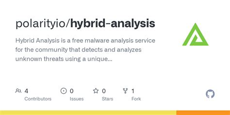 github polarityio hybrid analysis hybrid analysis is a free malware