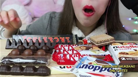 Hazelnut Crush Asmr Crunchy Chocolate Candy Only Bites Youtube