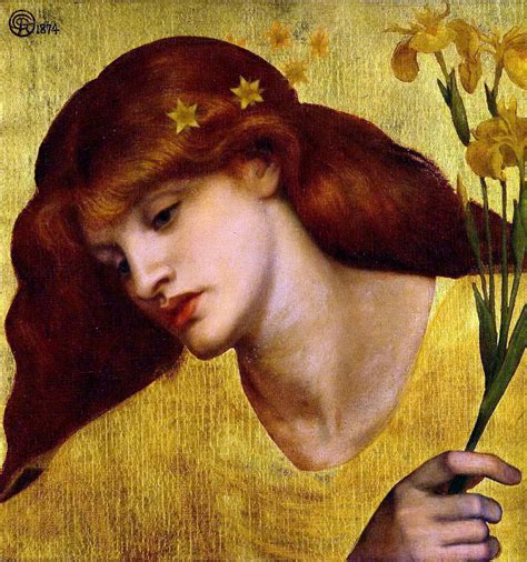 Sancta Lilias By Dante Gabriel Rossetti Obelisk Art History