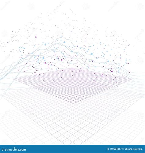 Big Data Stream Futuristic Infographic Stock Vector Illustration Of Infographic Abstract