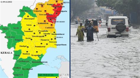 Cyclone Mandous Red Alert For Tamil Nadu India Meteorological