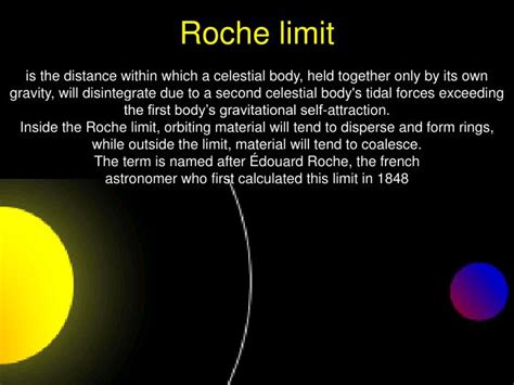 Ppt Roche Limit Powerpoint Presentation Free Download Id4587595