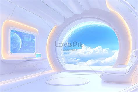 우주선 내부 디스플레이 일러스트 무료 다운로드 Lovepik