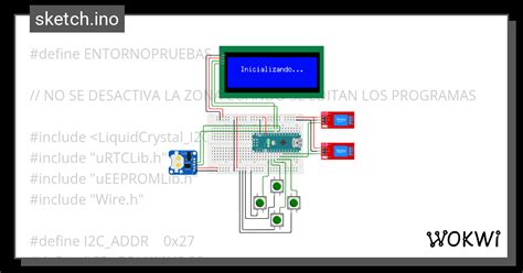 Control Riego 2004 Wokwi ESP32 STM32 Arduino Simulator