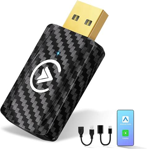 MSXTTLY Wireless Android Auto Carplay Wireless Adapter 2 IN 1 Stick
