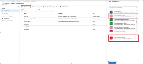 get azure ad role assignment
