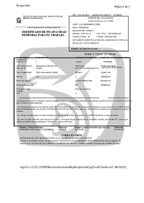 Reglamento De Incapacidades Imss Image To U