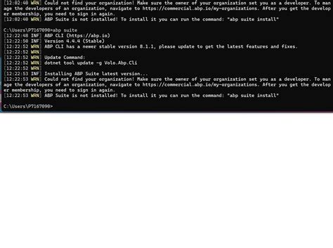 Abp Suite Command Is Not Working As Expacted 7111 Support Abpio