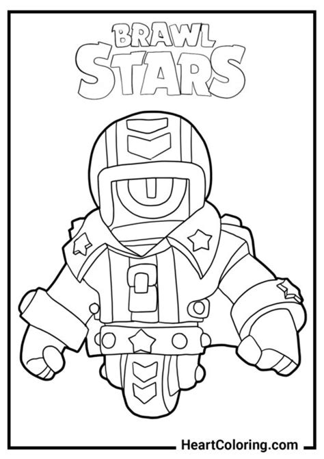 Brawl Stars Coloring Pages To Print Free PDF