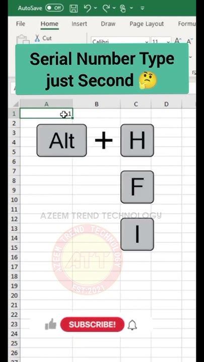Serial Number In Excel Shortcutautomatic Serial Number In Excel Excel