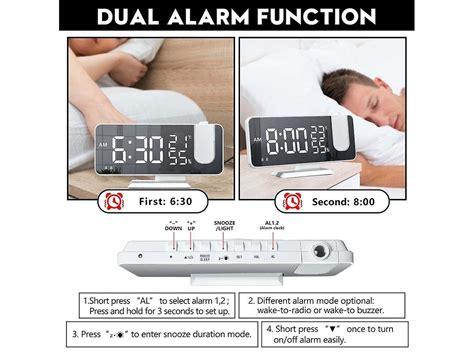 Fm Radio Led Digital Smart Alarm Clock Table Relógios Eletrônicos De