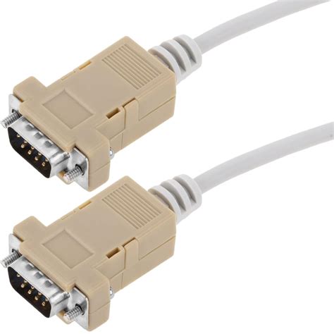 CableMarkt Null Modem Serial Cable With DB9 M M Connectors 5 M Amazon Co Uk Computers