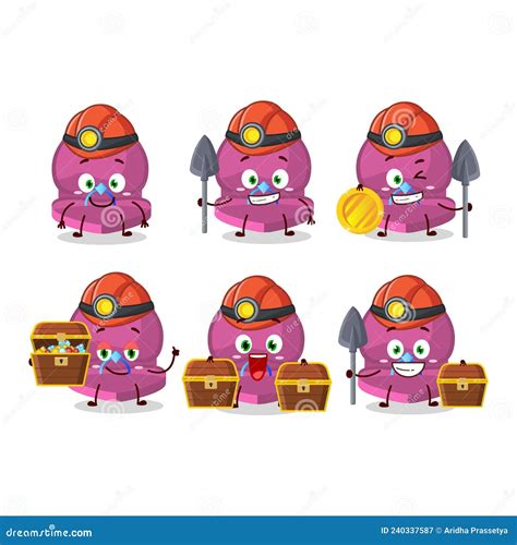 Mineros Caja De Anillo De Amor Rosa Personaje De Mascota Lindo Usando