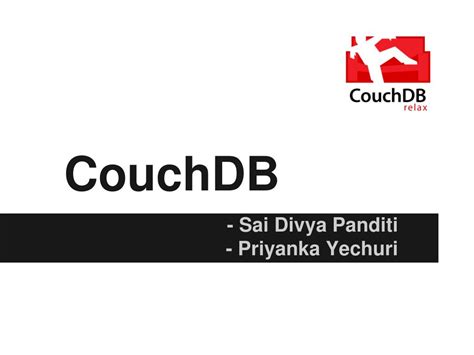 Ppt Couchdb Powerpoint Presentation Free Download Id 5094118