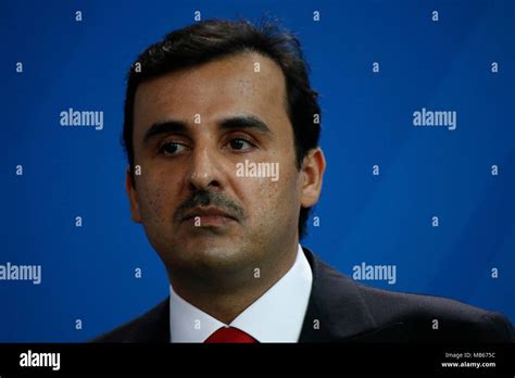 Der Emir Katar Scheich Hamad Bin Khalifa Al Thani Hi Res Stock