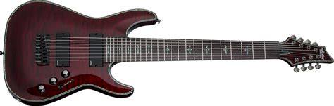 Schecter Hellraiser C 8 Black Cherry Baritone Guitar