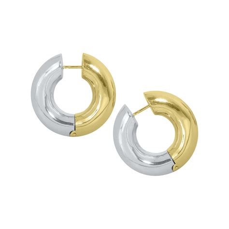 Suki Jewelry Mini Two Tone Tati Doughnut Hoops