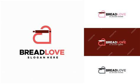 Premium Vector Love Bakery Logo Designs Concept Vector Bread Bakery Logo Template