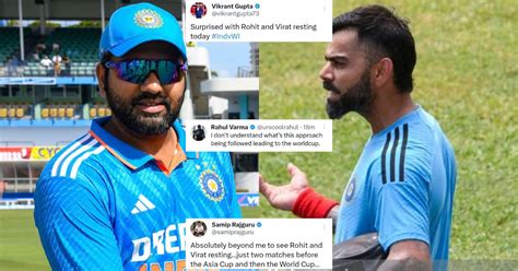 Ind Vs Wi Bizarre Decision Fans Blast Rahul Dravid For Resting