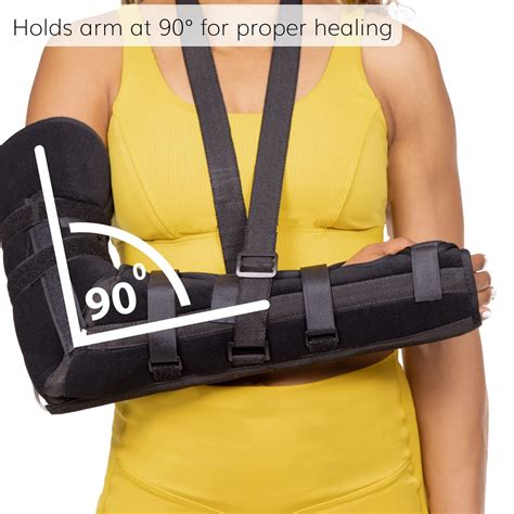 Soft Posterior Elbow Splint And Long Arm Immobilizer Brace