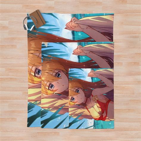 Asuka Langley Soryu Evangelion Fanart Anime Waifu Throw Blanket