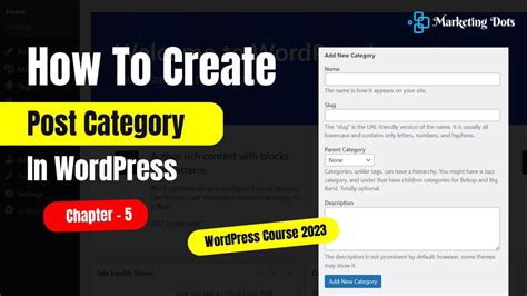 Cómo Crear Una Categoría De Publicación En Wordpress Tutorial De