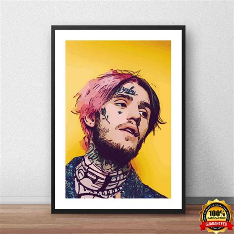 Lil Peep Print Lil Peep Poster Poster No Frame Wall Art Da078