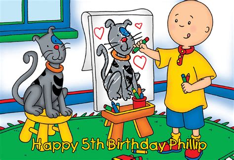 Caillou Personalized Poster