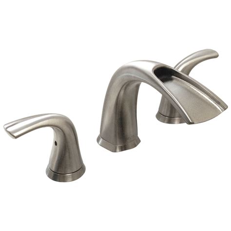 Widespread Bathroom Faucet 2l Recertified In Stainless 35708lf Ss R
