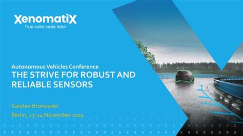 The Strive For Robust And Reliable Sensor Suites In Adas And Ad Ppt