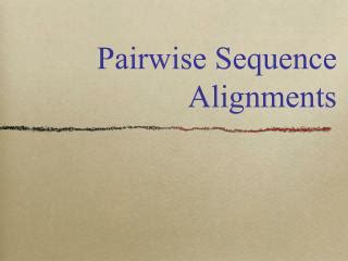 PPT - Sequence Alignments PowerPoint Presentation, free download - ID ...