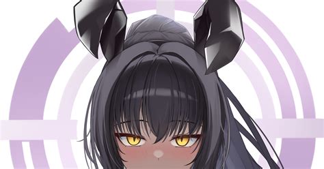 ブルアカ カリン（バニーガール） 不知火ですのイラスト Pixiv