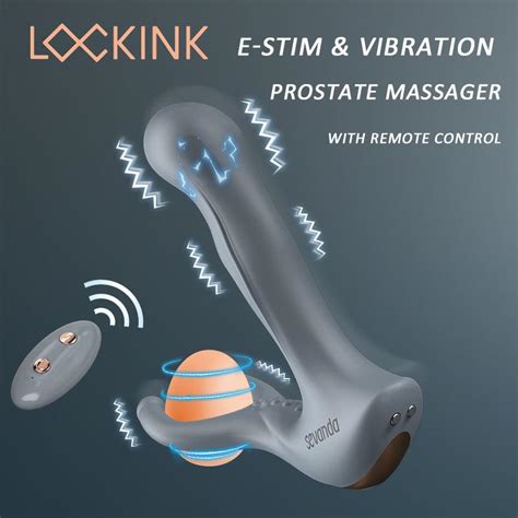 Sevanda E Stim Remote Control Vibration Prostate Massager Lockink