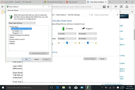 Windows 10 Surface Pro 4 Doesnt Have Processor Power Management